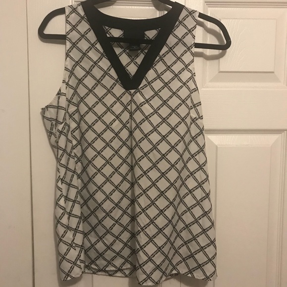 Cynthia Rowley | Tops | Cynthia Rowley Black And White Tank Top | Poshmark